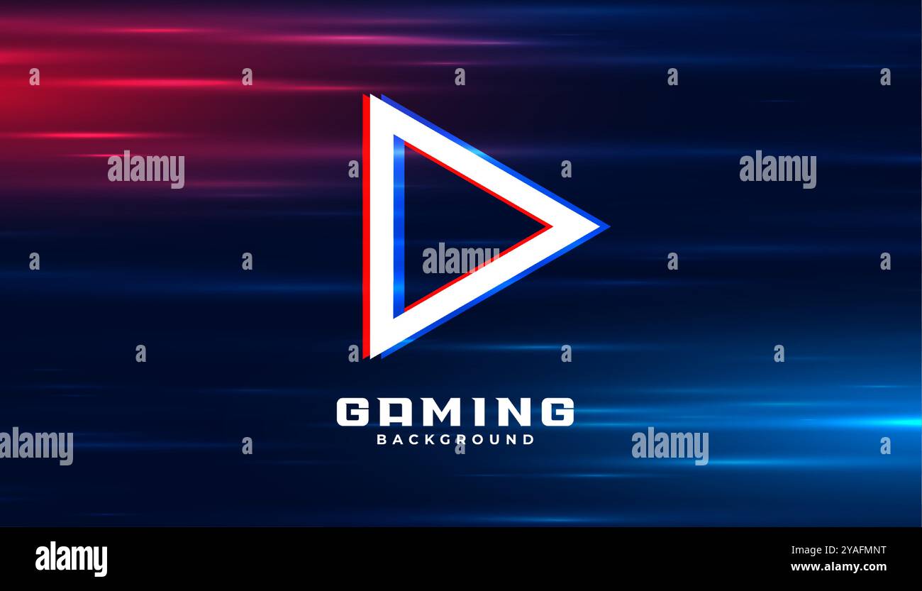 modern esport gaming banner for live stream vector Stock Vector Image ...