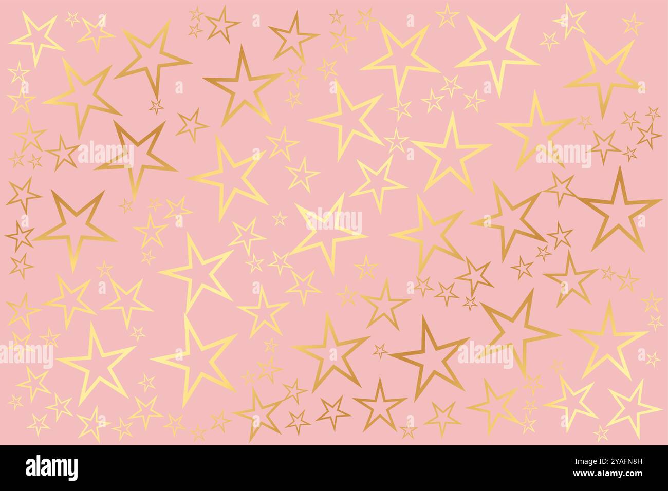 beautiful golden twinkle star pattern background design vector Stock ...