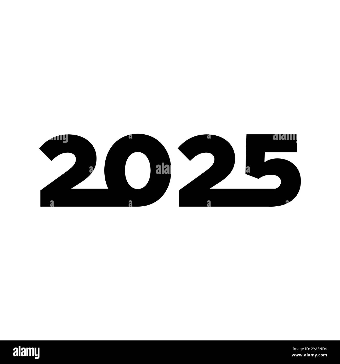 2025 vector design Black and White Stock Photos & Images - Alamy