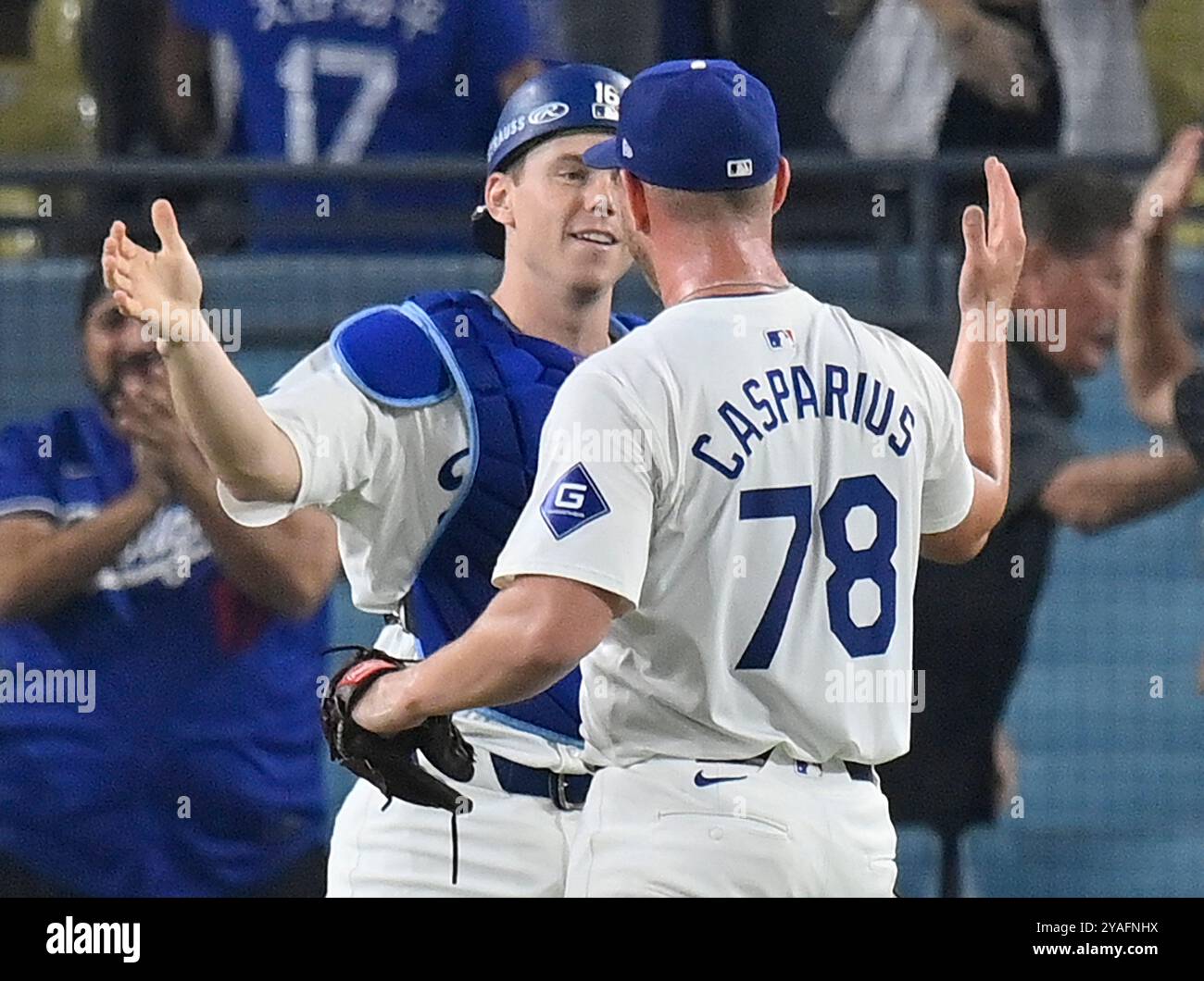 Los Angeles, United States. 13th Oct, 2024. Los Angeles Dodgers closing ...