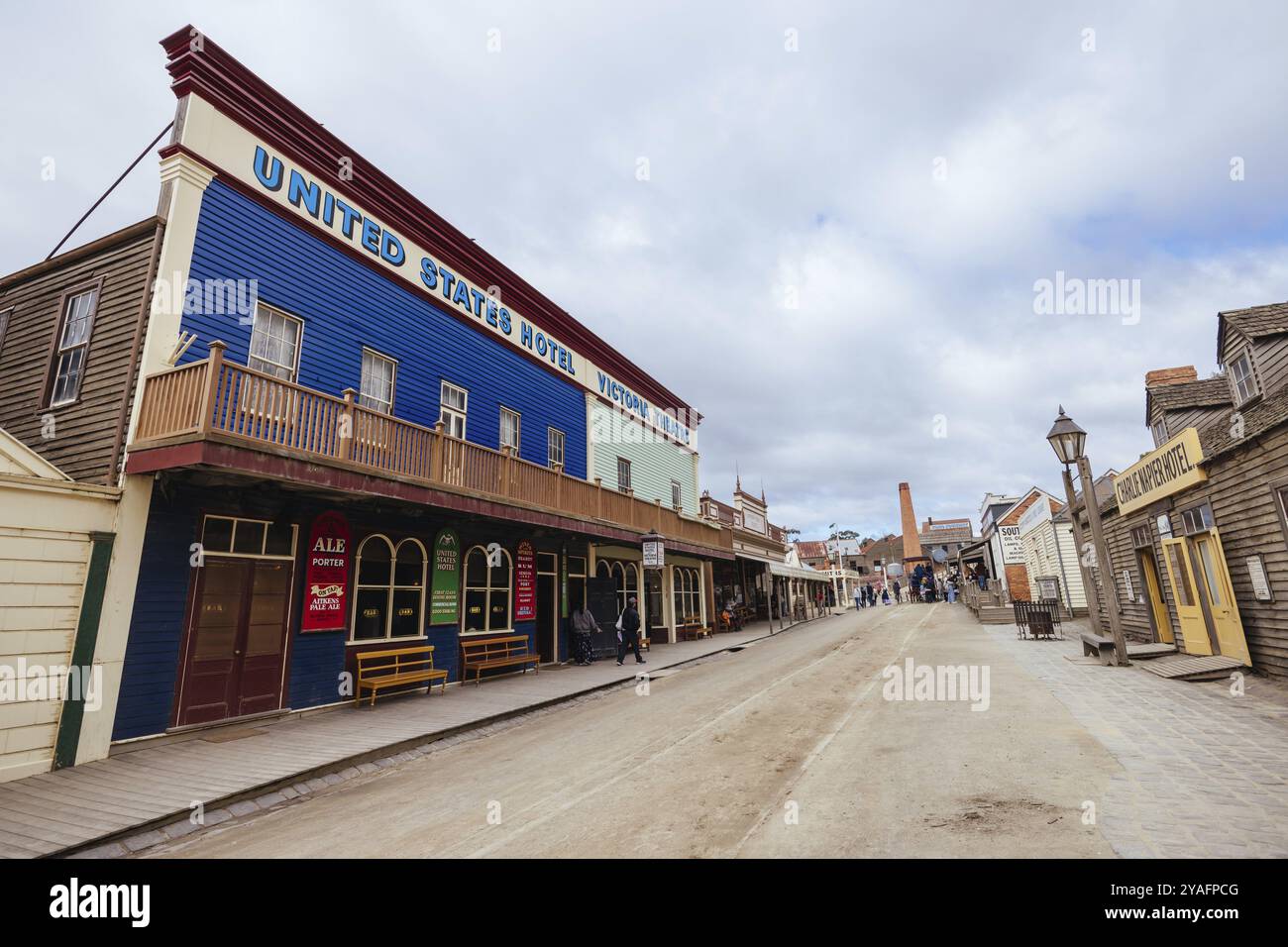 SOVEREIGN HILL, AUSTRALIA, April 17: Sovereign Hill is an open air ...