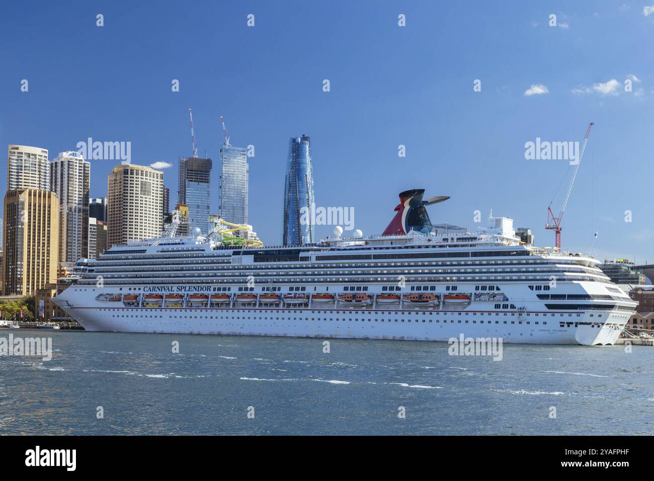 SYDNEY, AUSTRALIA, August 21 2023: 'Carnival Splendor' cruise ship ...