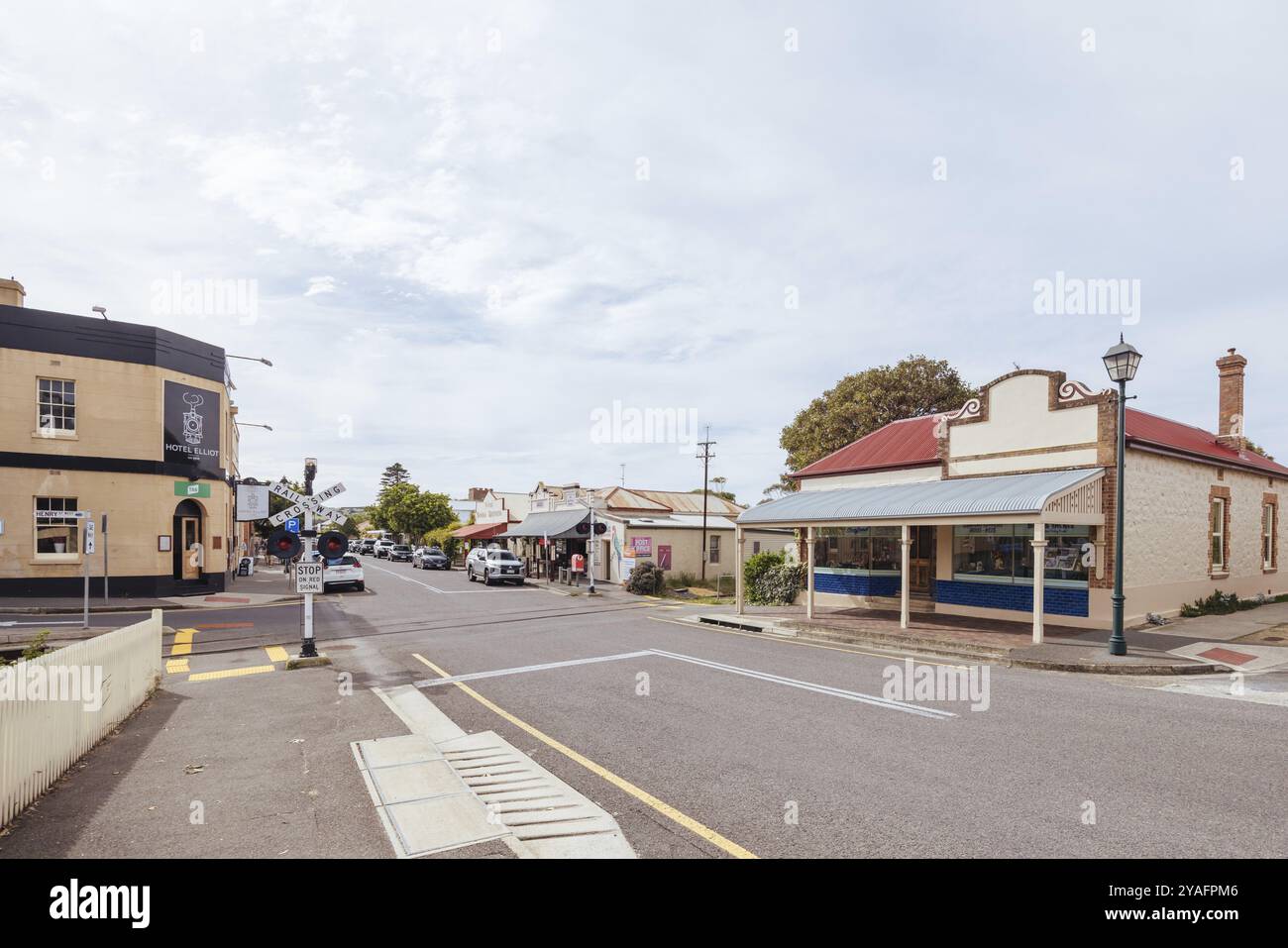 PORT ELLIOT, AUSTRALIA, April 14 2023: The iconic architecture of ...