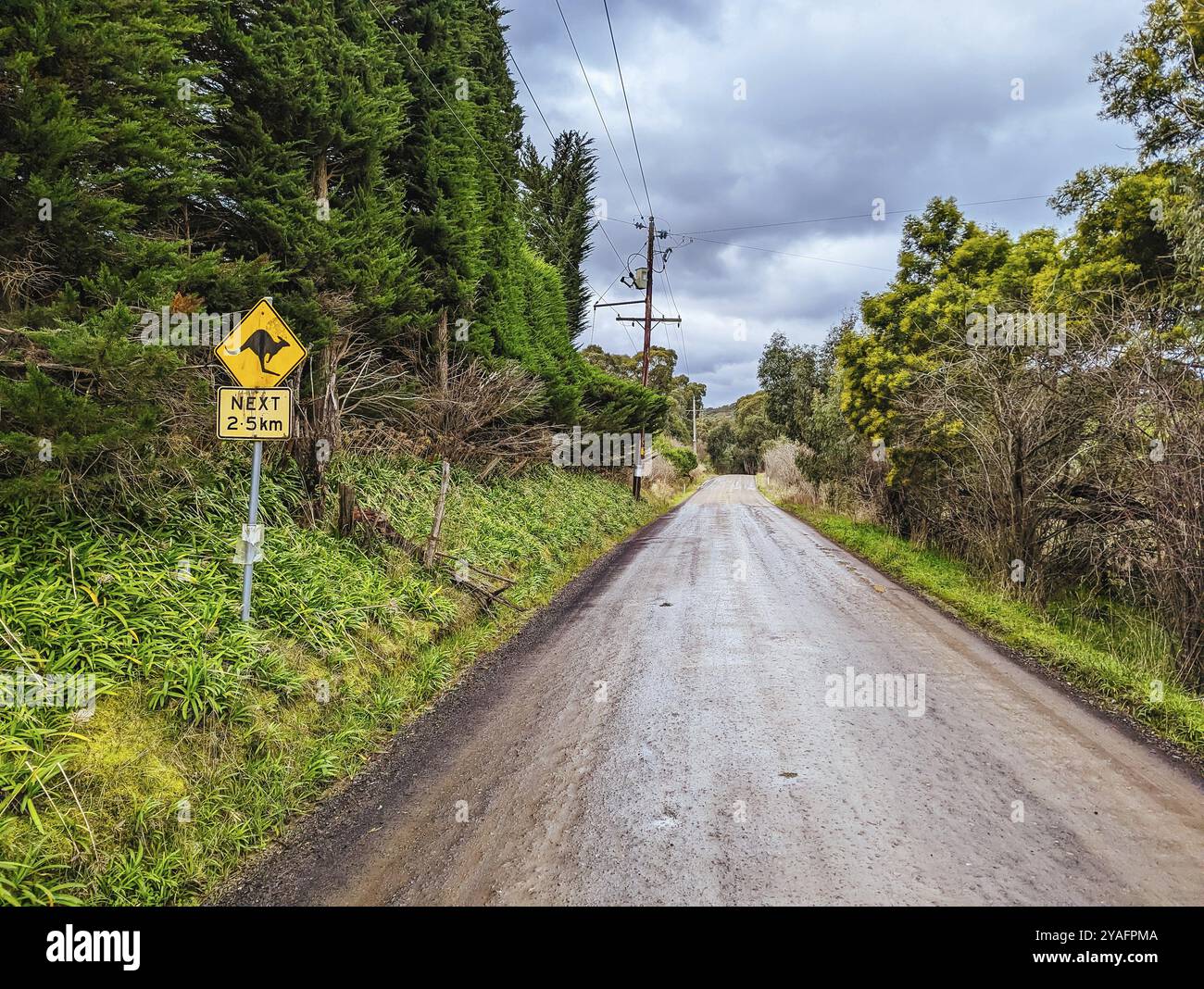 Australian rural country scene at the base of Kinglake near Arthurs ...