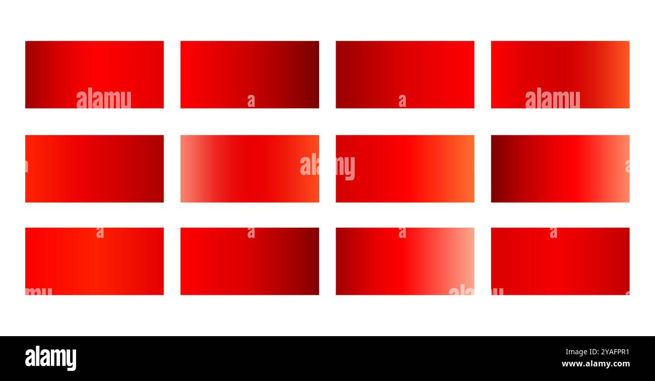 abstract gradient red color set for modern presentations vector Stock ...