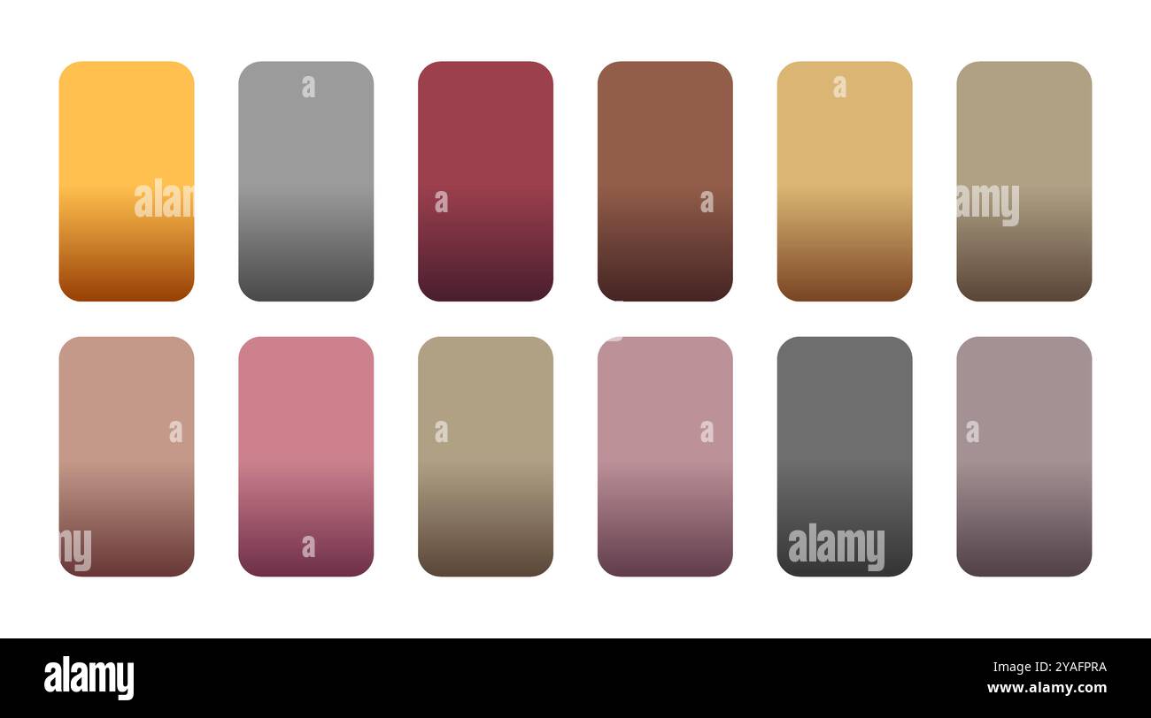 collection of soft tone gradient shade background design vector Stock ...