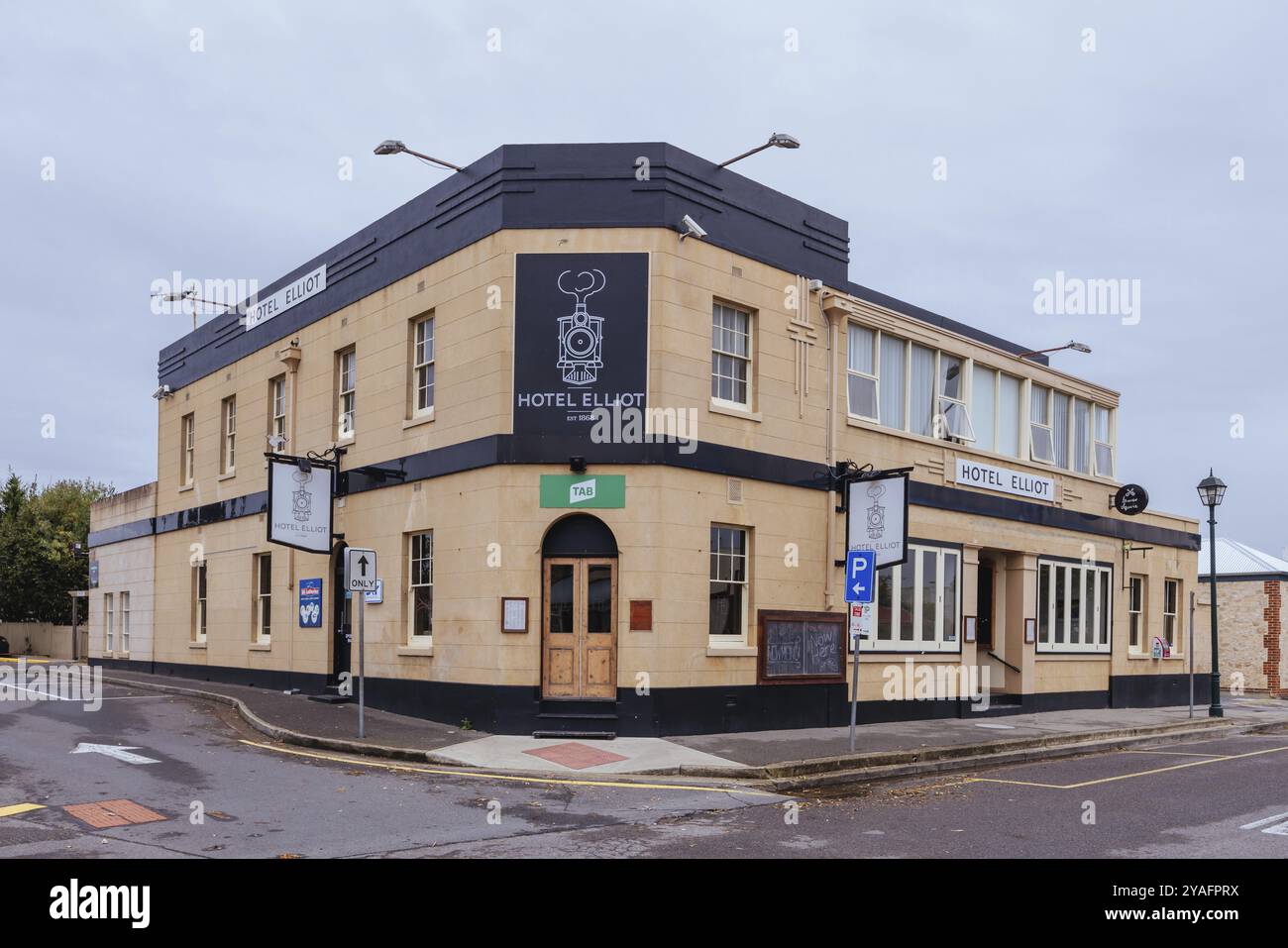 PORT ELLIOT, AUSTRALIA, April 14 2023: The iconic architecture of ...