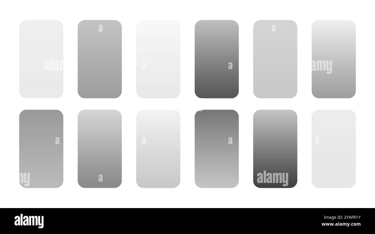 Gradient palette Black and White Stock Photos & Images - Alamy