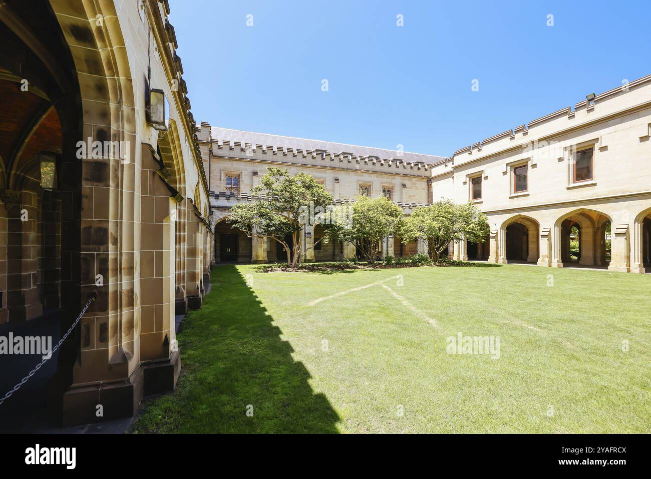 MELBOURNE, AUSTRALIA, NOVEMBER 19, 2023, Ancient Law buildings of Old ...