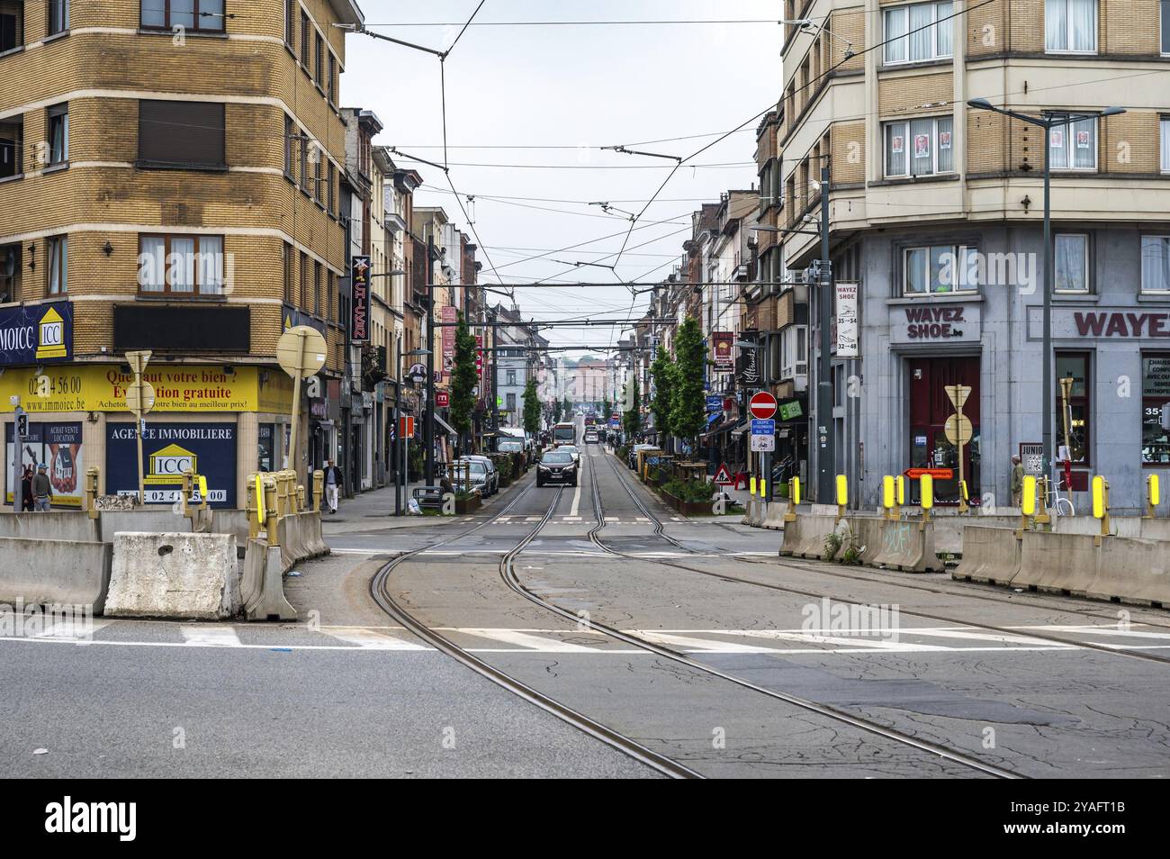 Brussels tram system hi-res stock photography and images - Alamy