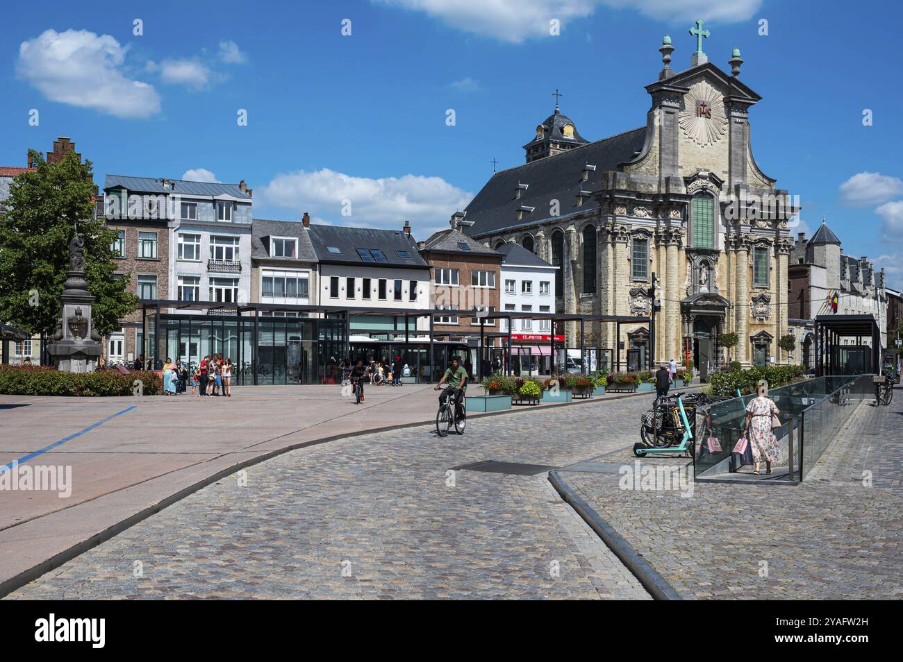 Mechelen, Antwerp Province- Belgium, 07 08 2022, Historical buildings ...