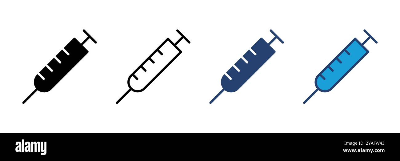 Syringe icon vector. injection icon vector Stock Vector Image & Art - Alamy