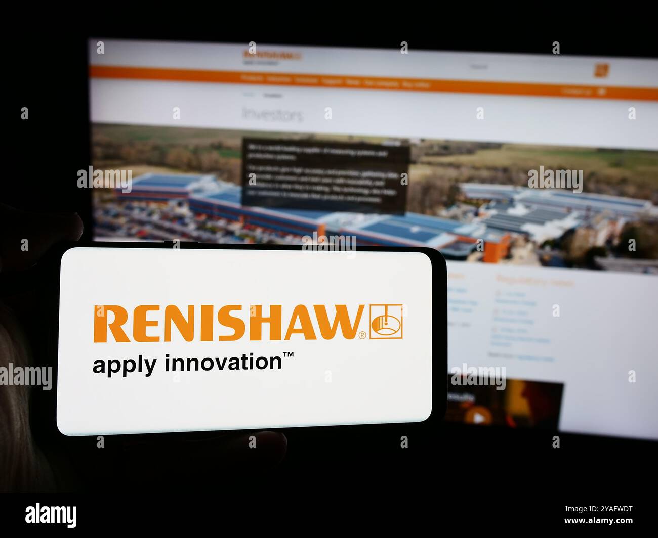 Renishaw logo engineering hi-res stock photography and images - Alamy