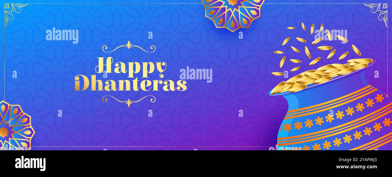eye catching beautiful happy dhanteras celebration poster for akshaya ...
