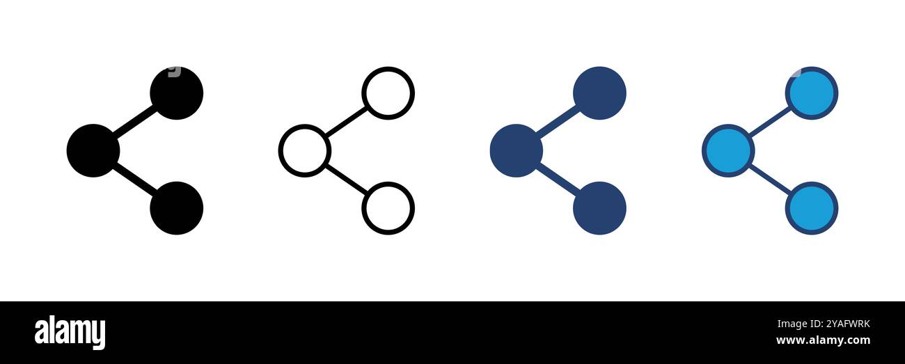 Share icon vector. Sharing vector icon Stock Vector Image & Art - Alamy