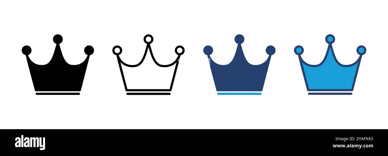 Crown icon vector. crown vector icon Stock Vector Image & Art - Alamy