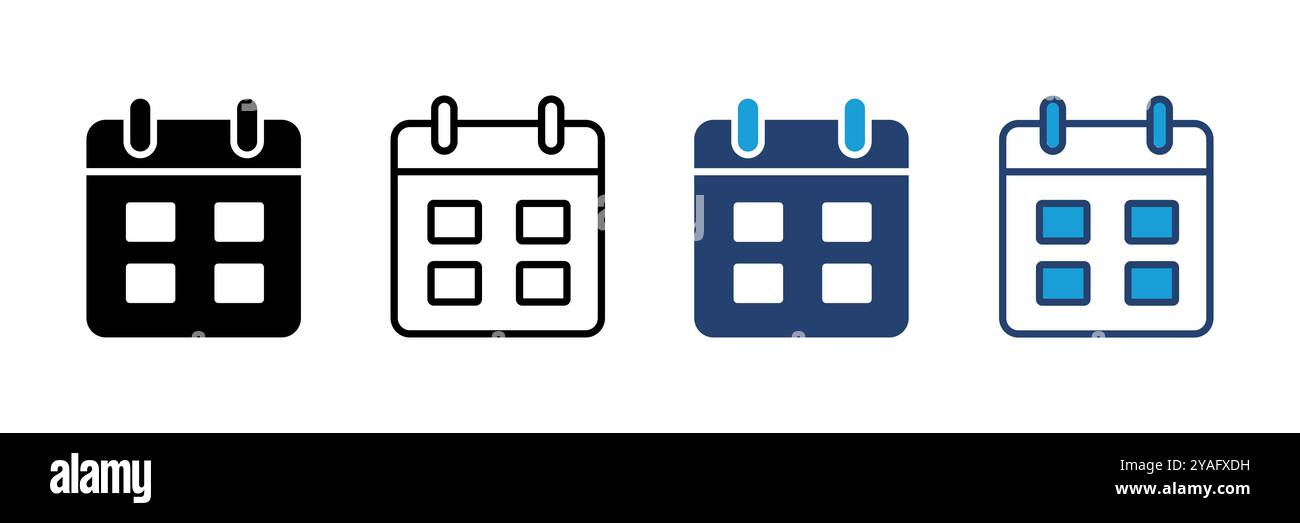 Calendar icon vector. Calender symbol. calendar vector icon Stock ...