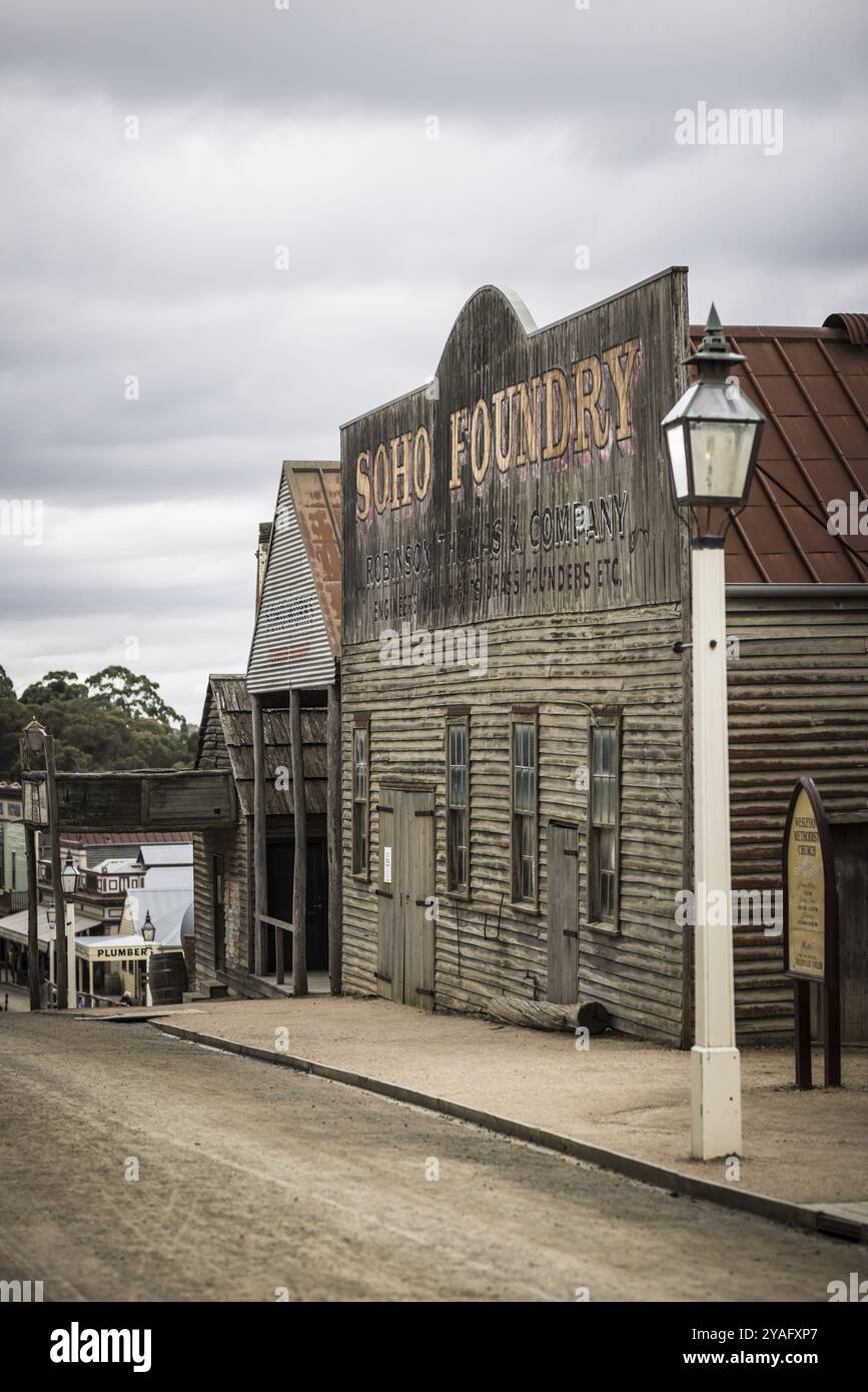SOVEREIGN HILL, AUSTRALIA, April 17: Sovereign Hill is an open air ...
