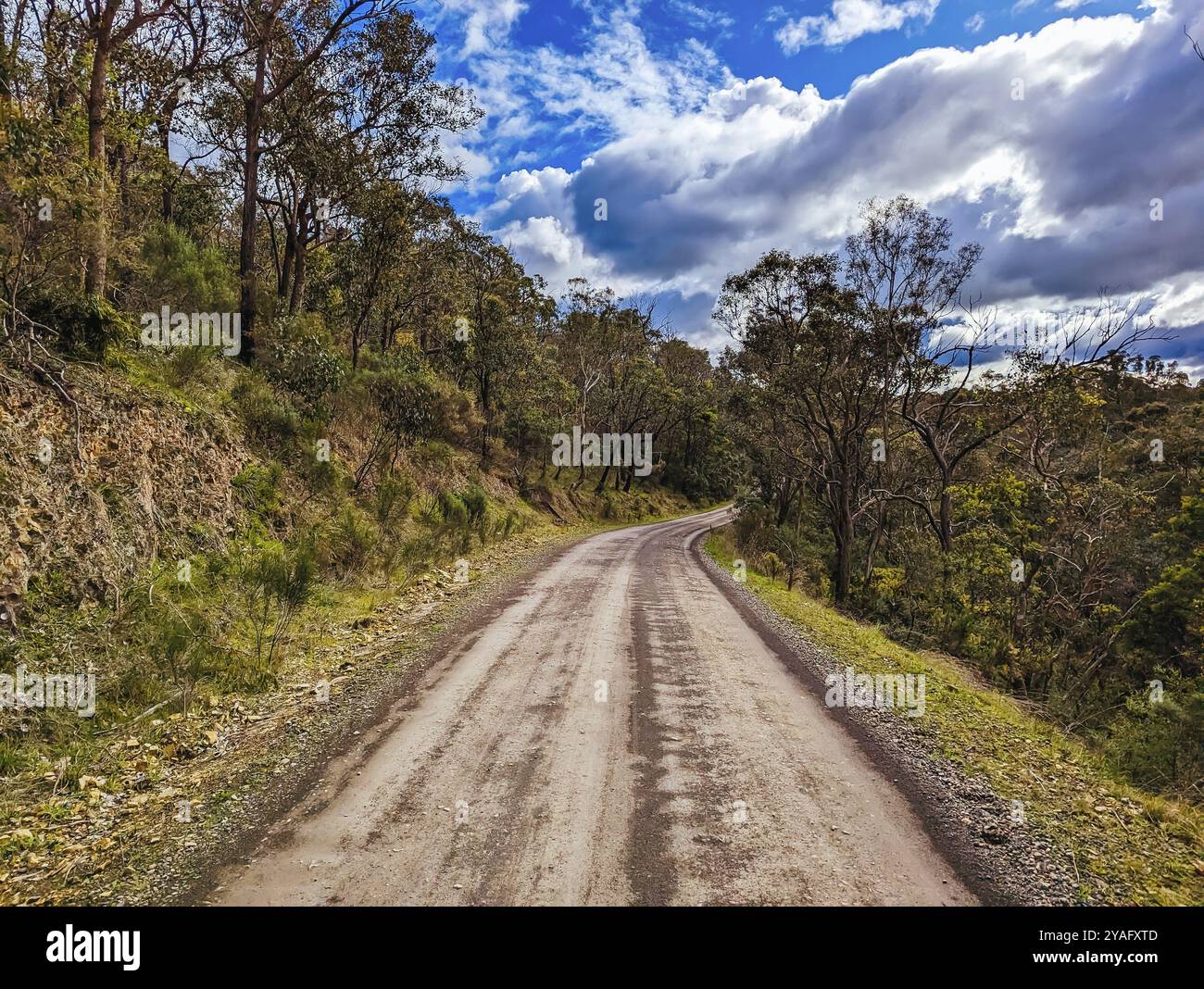 Australian rural country scene at the base of Kinglake near Arthurs ...