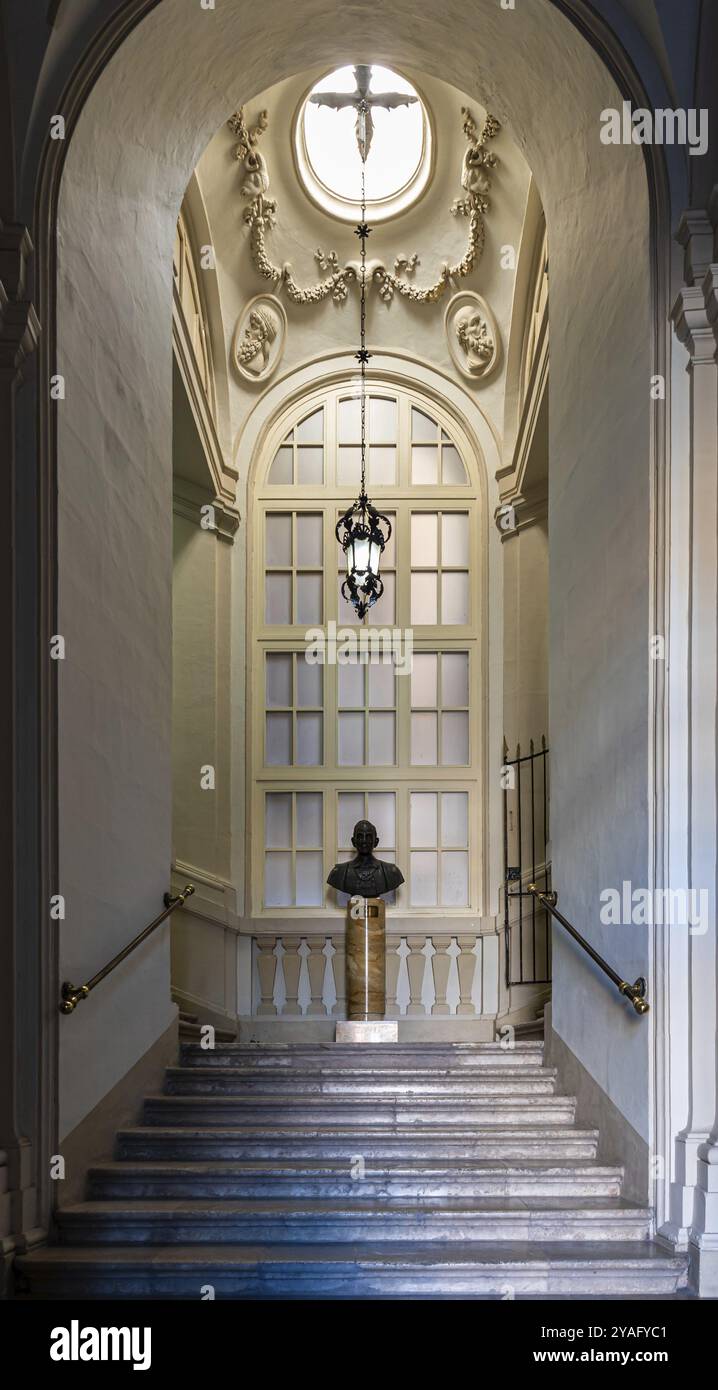 Valletta, Malta, 01 07 2022: Interior design of the National Malta ...