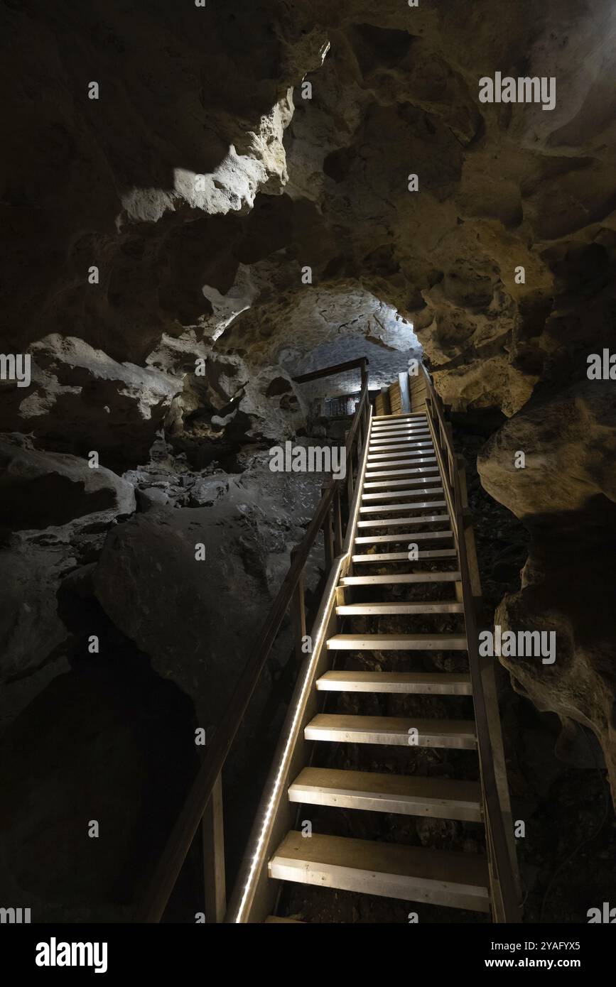 The iconic and popular Engelbrecht Cave system which is a sinkhole ...