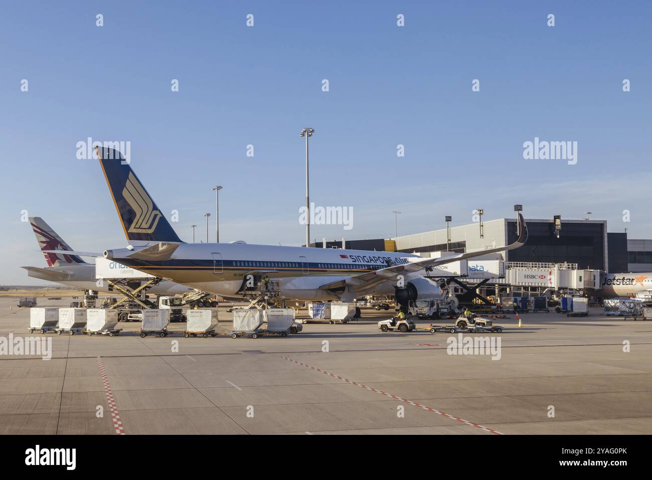 Melbourne, Australia, March 03 2023: Singapore Airlines aircraft at ...