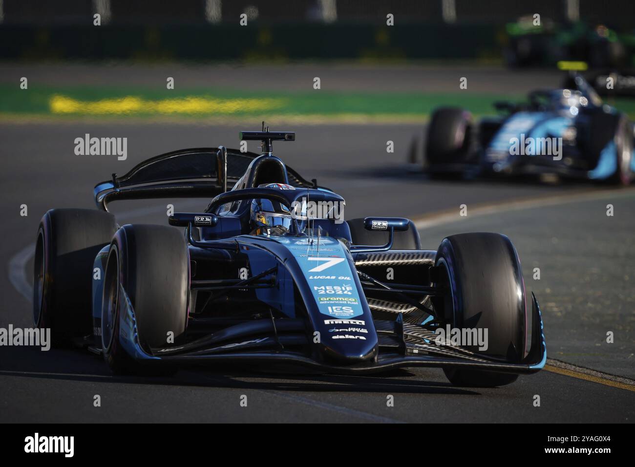 MELBOURNE, AUSTRALIA, MARCH 22: Jak Crawford USA and Dams Lucas Oil ...