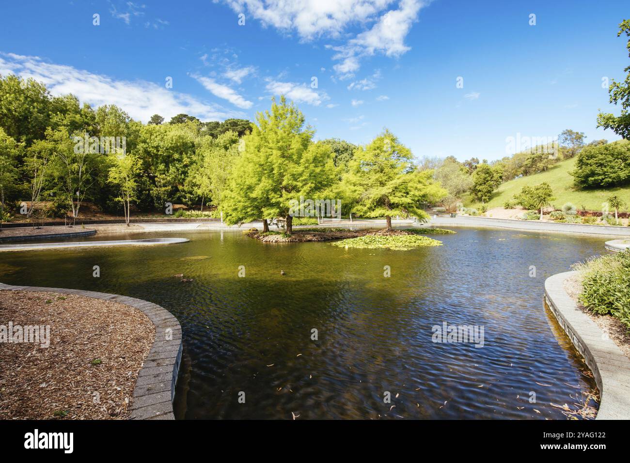 Wilson Botanic Park Berwick in a late summer's afternoon in Berwick ...