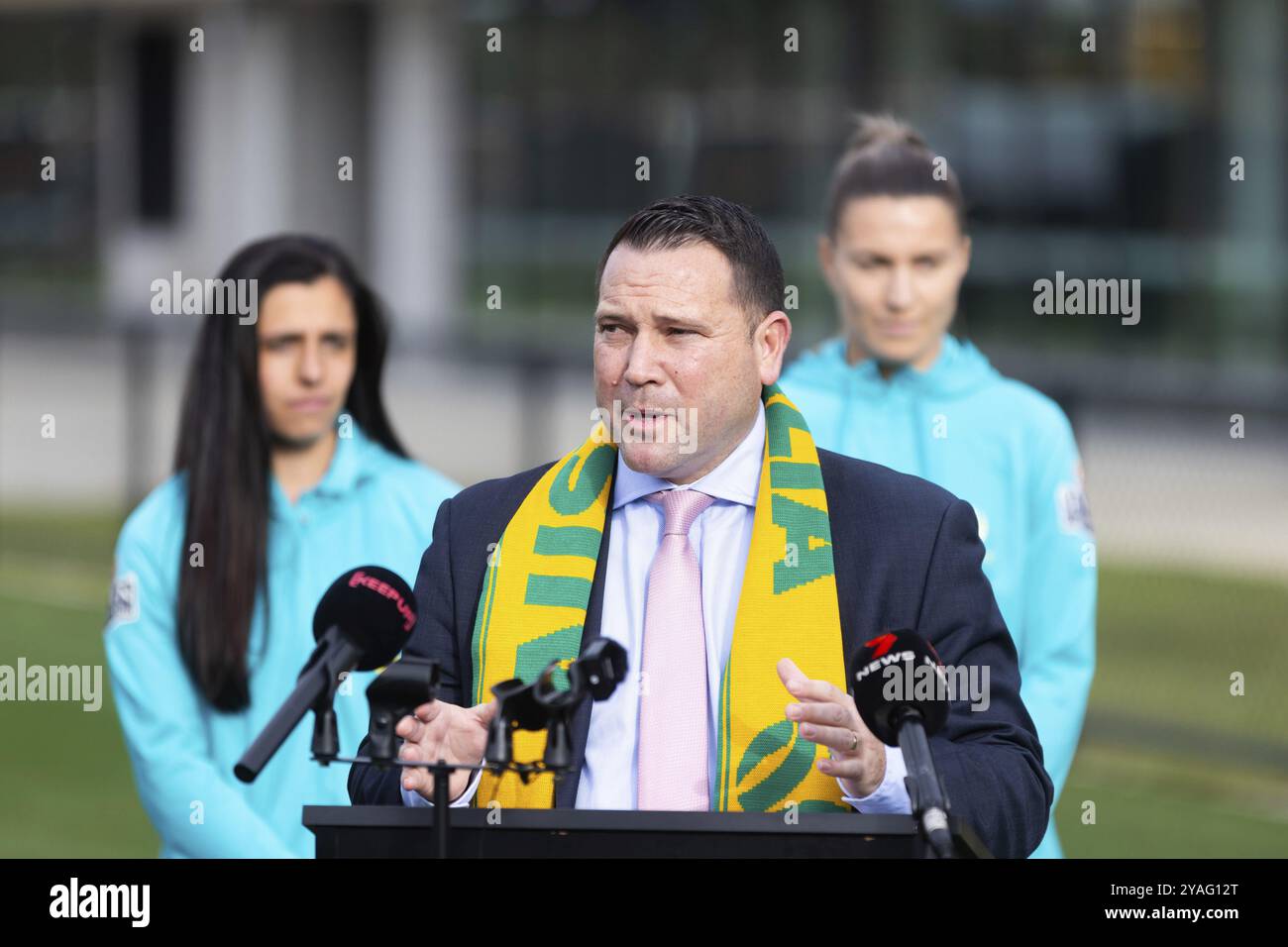 MELBOURNE, AUSTRALIA, JULY 03: James Johnson, CEO of Football Australia ...