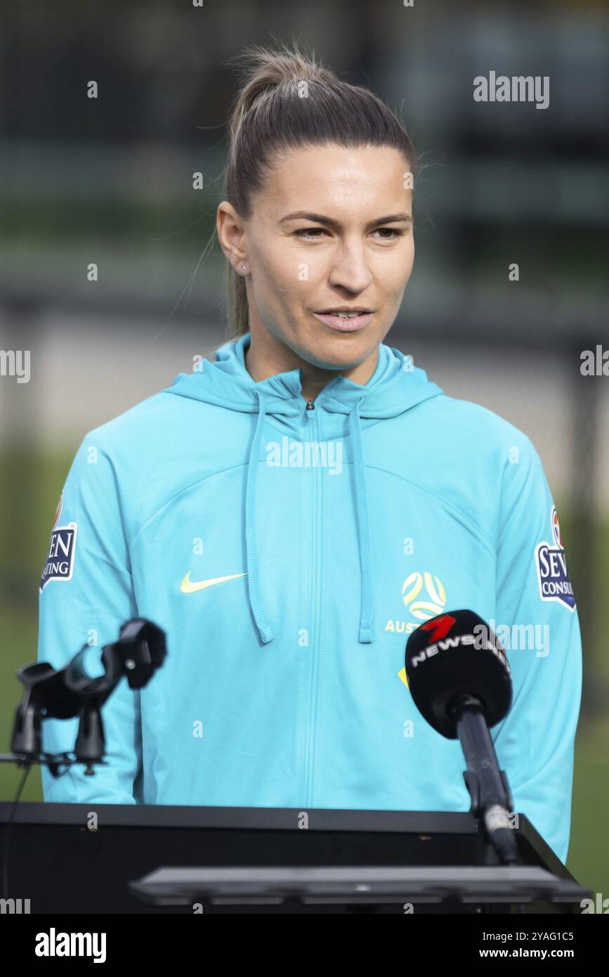 MELBOURNE, AUSTRALIA, JULY 03: Matilda Steph Catley at the official ...