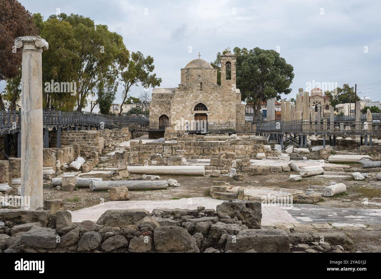 Paphos basilika hi-res stock photography and images - Alamy