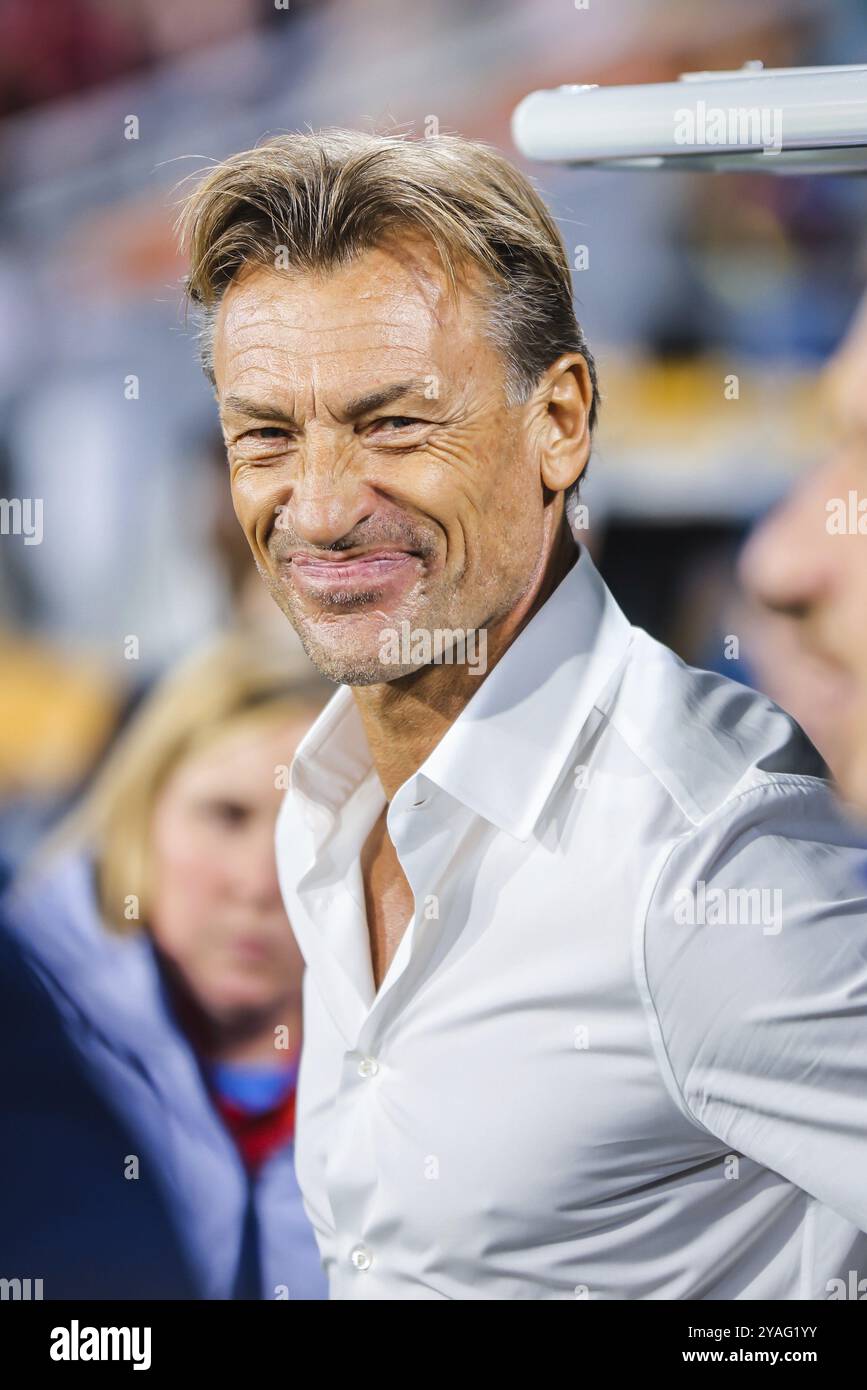 BRISBANE, AUSTRALIA, JULY 29: Herve Renard, coach of Francebefore ...