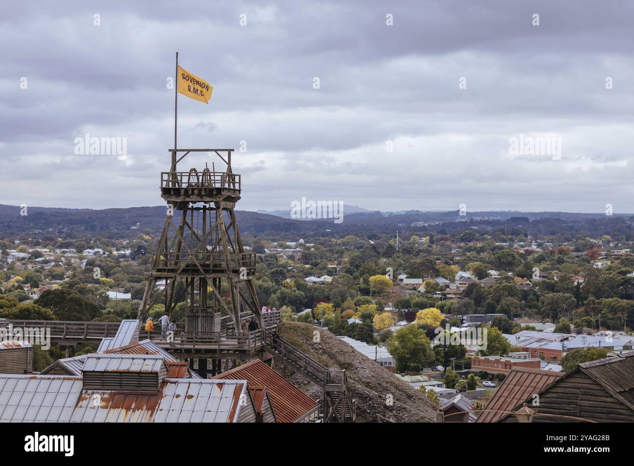 SOVEREIGN HILL, AUSTRALIA, April 17: Sovereign Hill is an open air ...