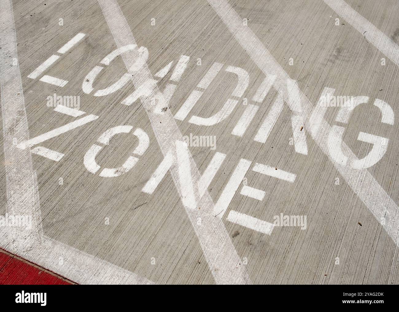 loading zone road sign Stock Photo - Alamy
