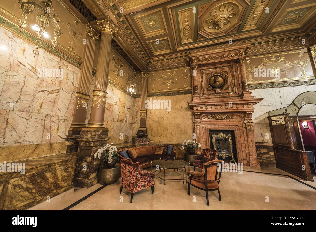 Hotel metropole lobby brussels hi-res stock photography and images - Alamy