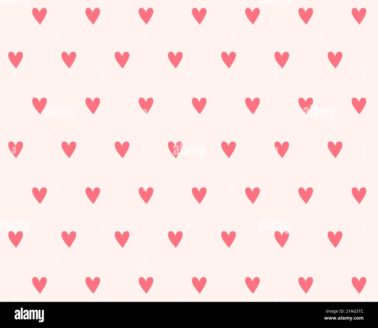 simple love heart pattern backdrop for textile fabric print vector ...