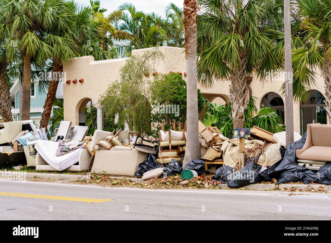 Home owners leaving piles of damaged furniture on the street after ...
