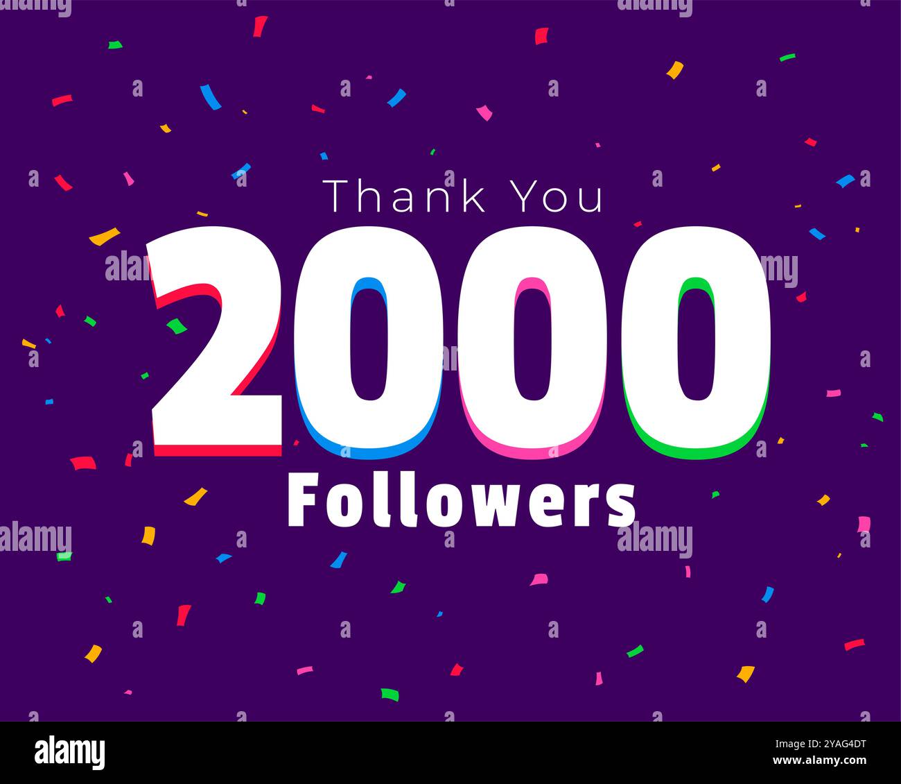 2000 followers vector vectors Stock Vector Images - Alamy