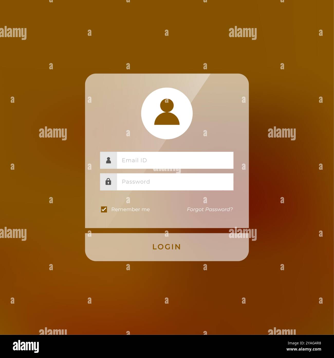 sign-up page screen template with easy user interface vector Stock ...
