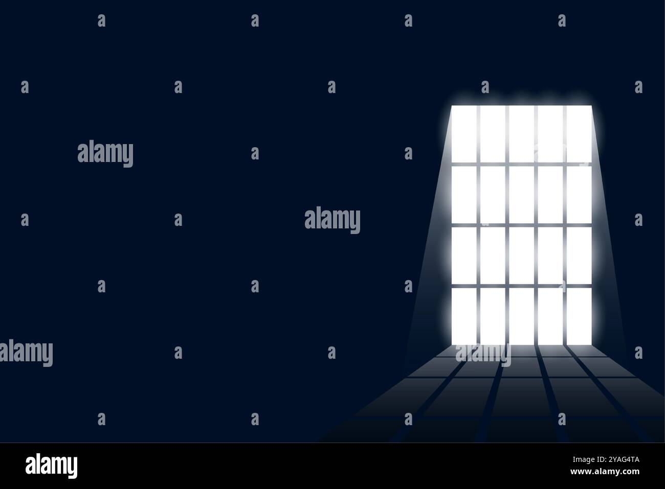 Iron bars prison Stock Vector Images - Alamy