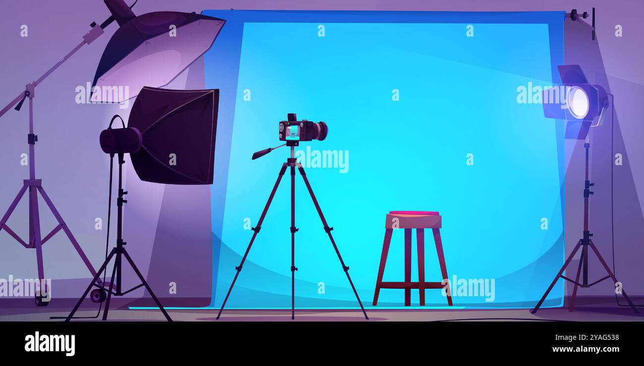 Professional photographic setup Stock Vector Images - Alamy