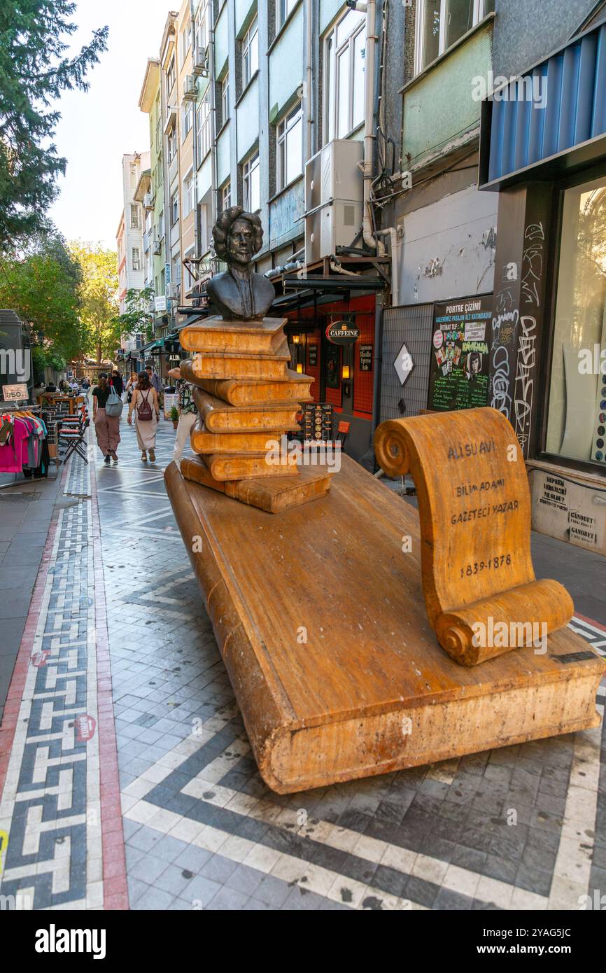 Istanbul, Turkiye - OCT 8, 2024: Generic street view in Kadikoy, a ...