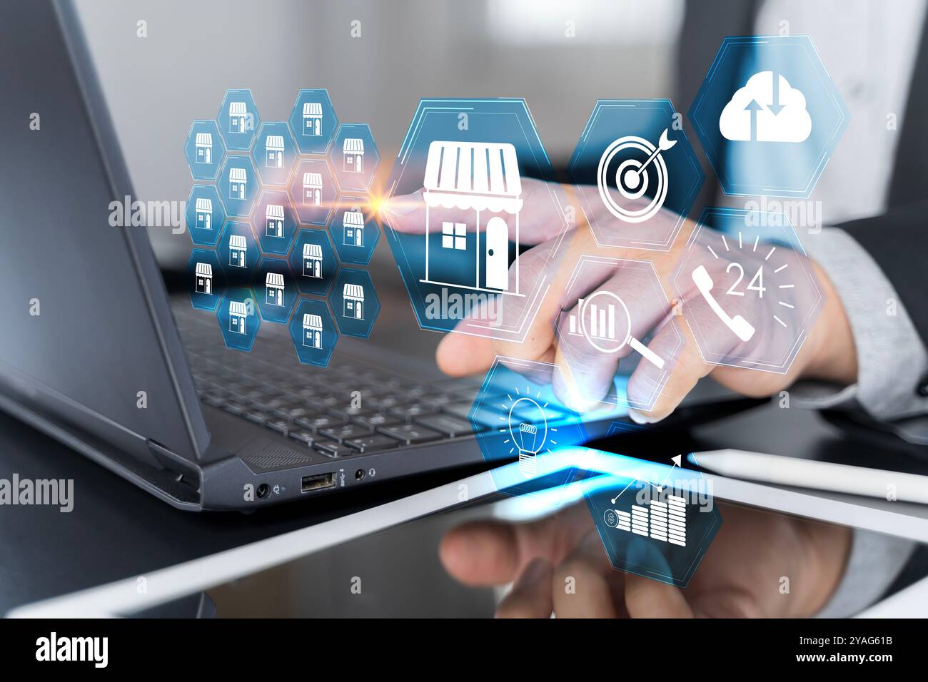 Virtual marketplace platform hi-res stock photography and images - Alamy