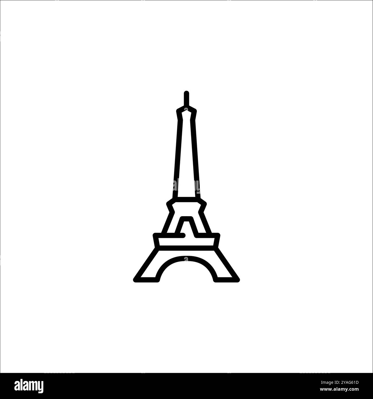 Eiffel Tower icon Stock Vector Image & Art - Alamy
