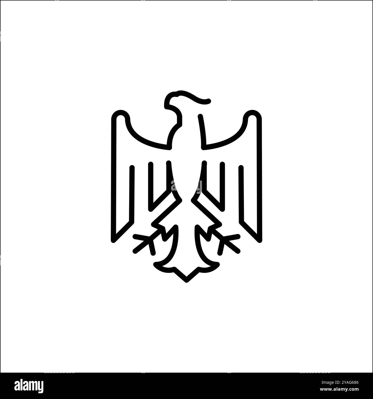German eagle icon Stock Vector Image & Art - Alamy