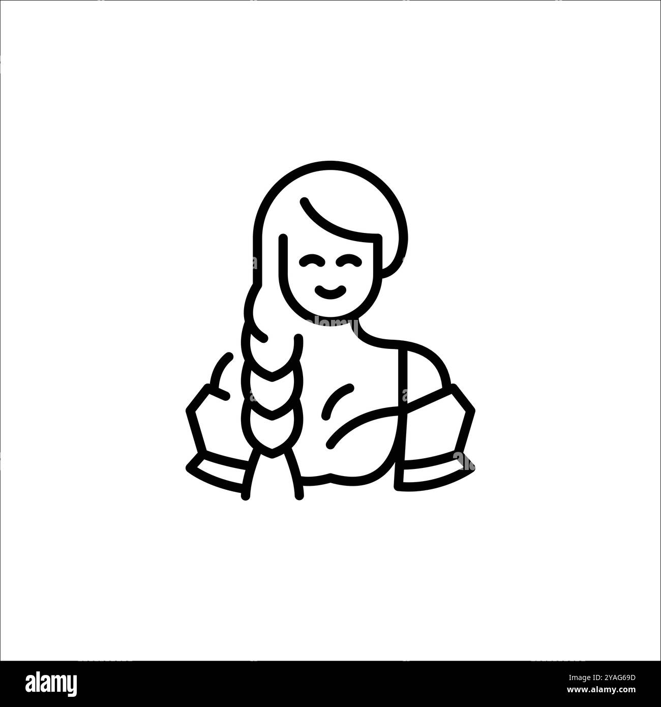 German woman icon Stock Vector Image & Art - Alamy