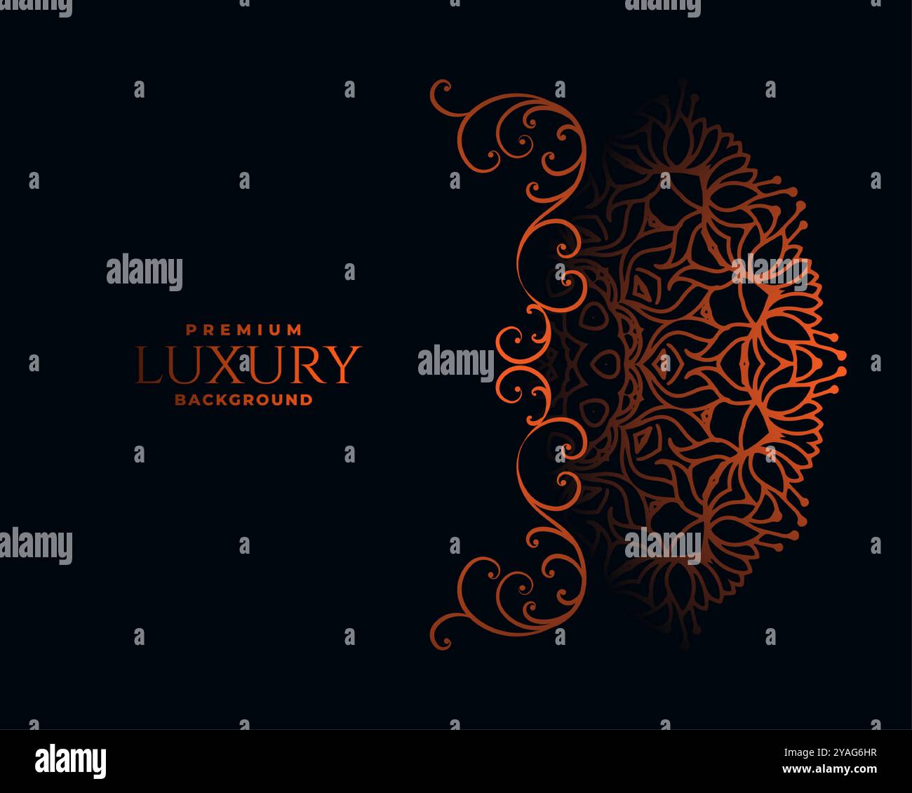 eye catching mandala pattern border frame background vector Stock ...