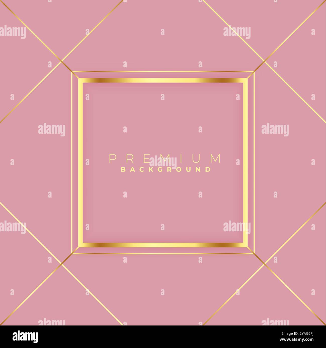eye catching premium golden line frame wedding background design vector ...