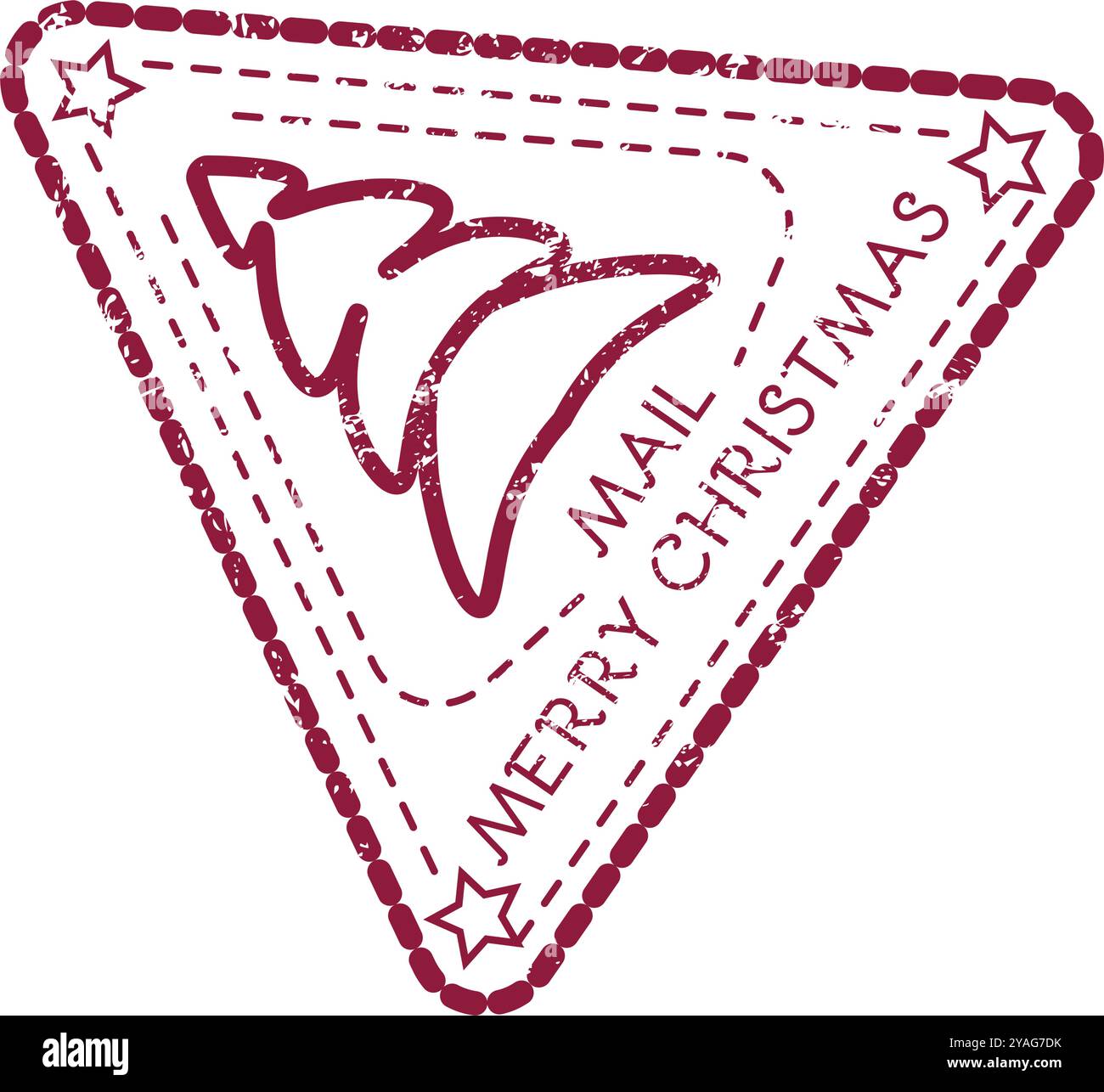 Vector sticker red tree Stock Vector Images - Alamy