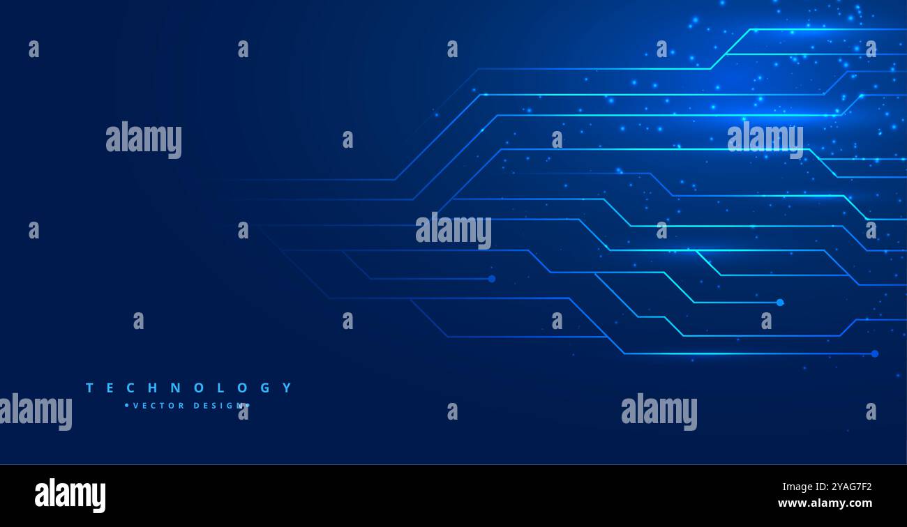 abstract digital line tech background for web network system vector ...